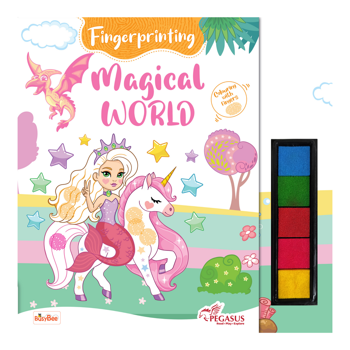 Fingerprinting - Magical World - Colouring Books — pegasusforkids