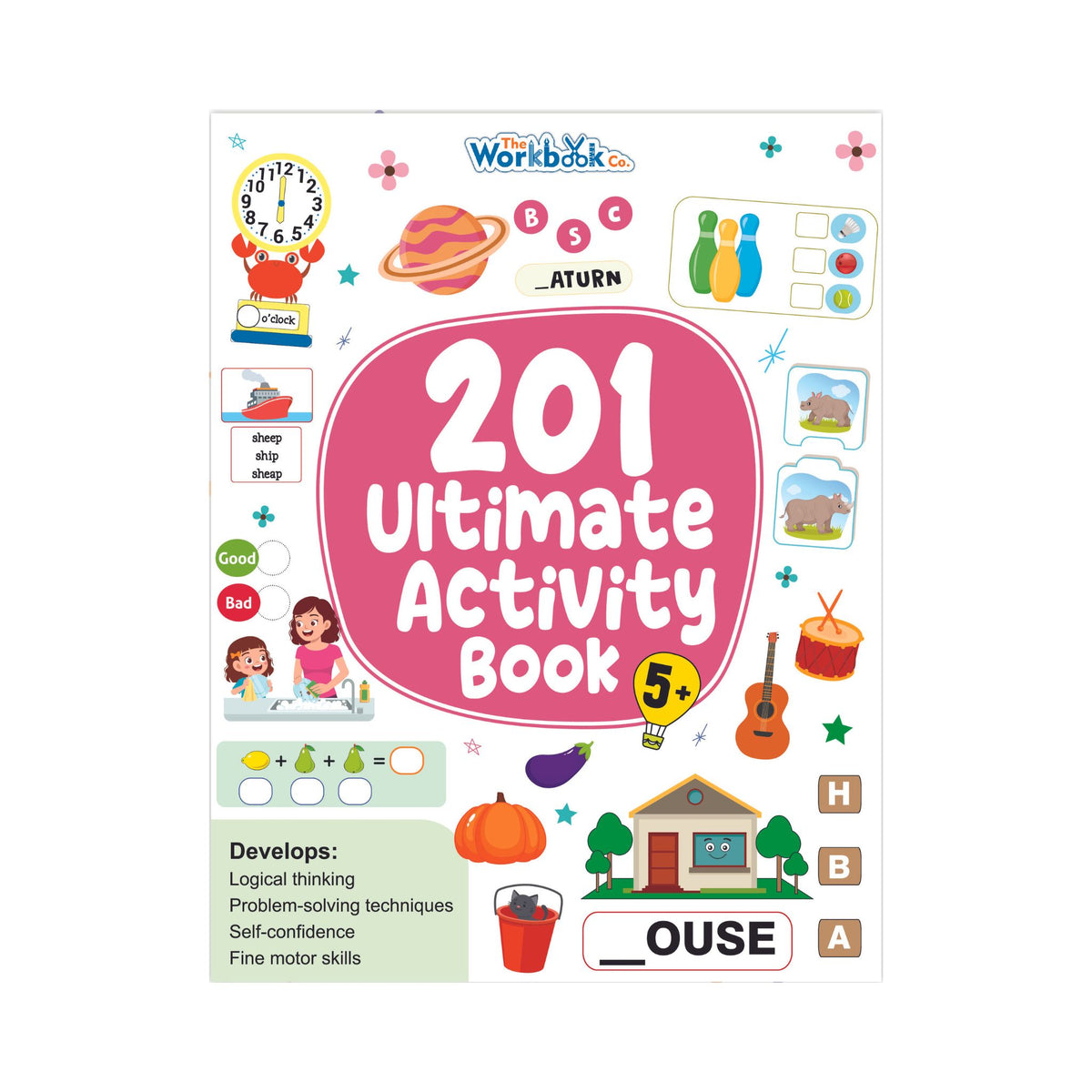 201 Ultimate Activity Book for 5+ Years Kids — pegasusforkids