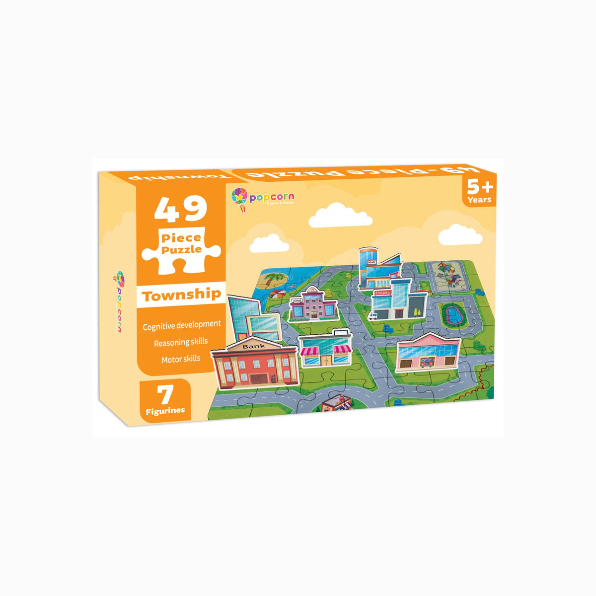 49 Piece Puzzles - Township — pegasusforkids