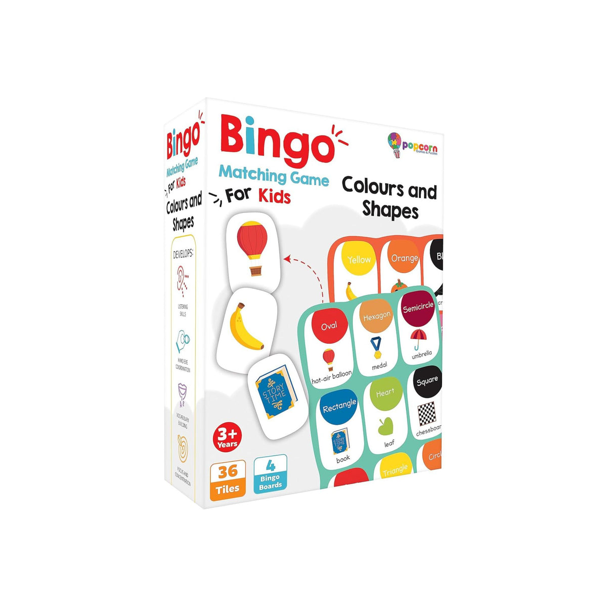 Colours and Shapes - Bingo Matching Game - Box — pegasusforkids