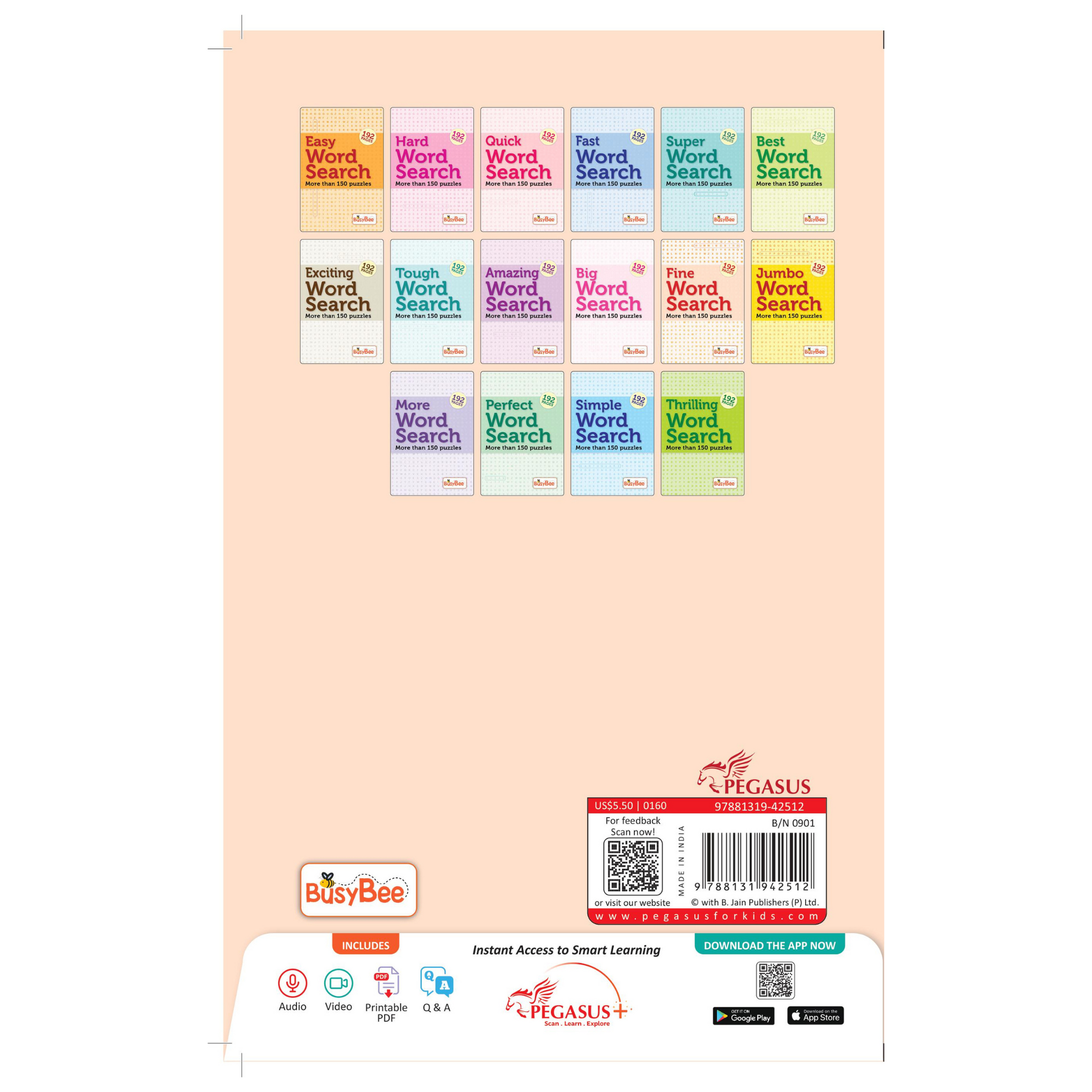 Fine Word Search - Paperback — pegasusforkids