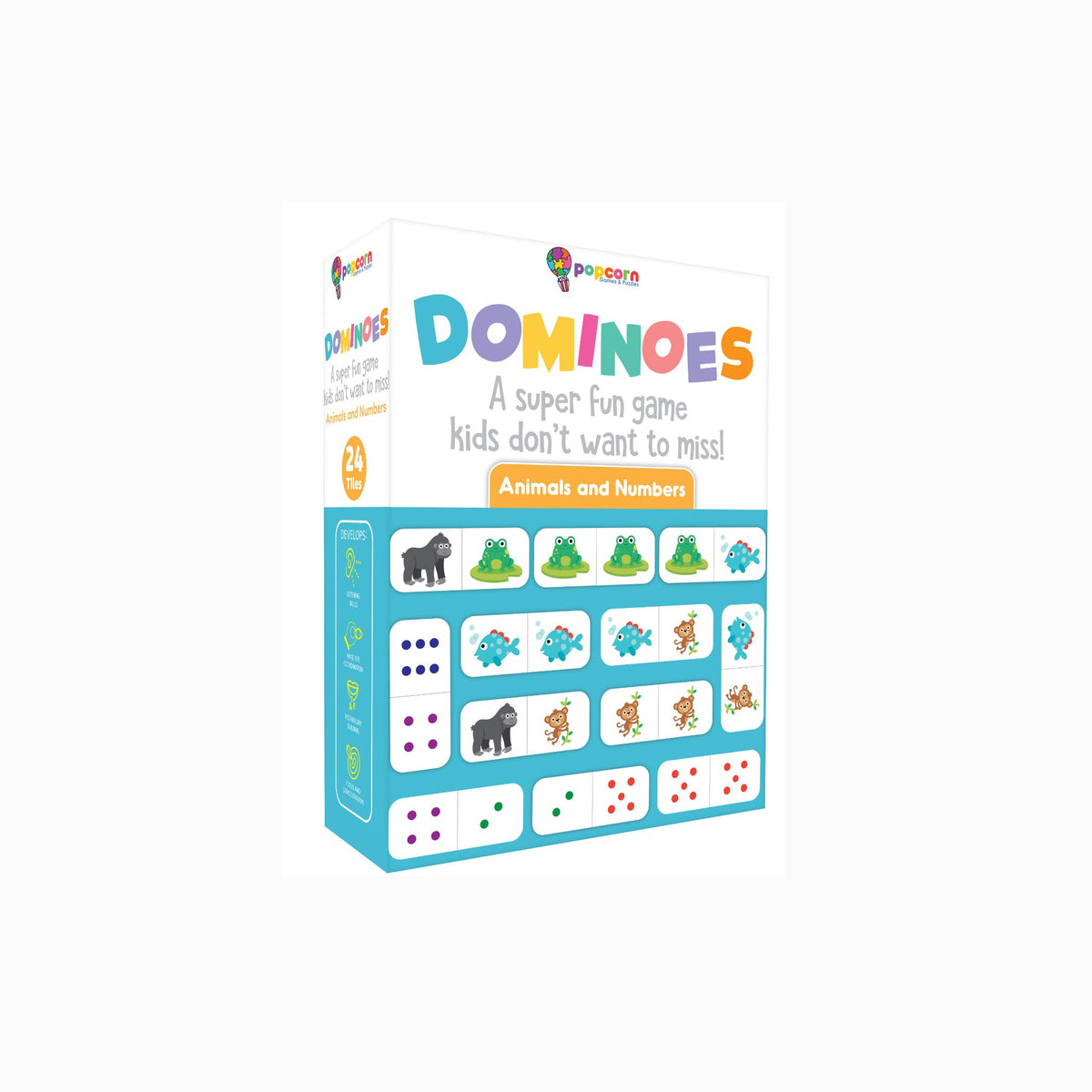 Dominoes - Animals and Numbers - BOX — pegasusforkids
