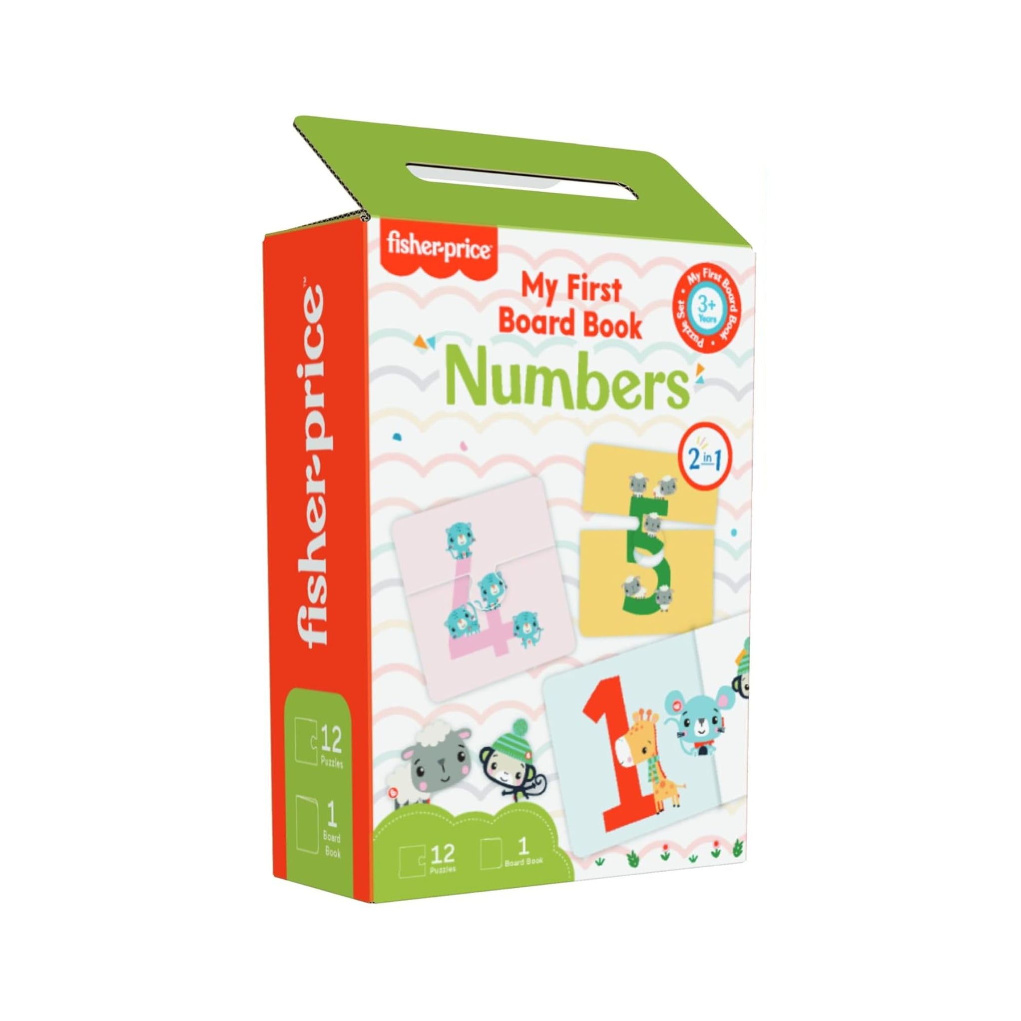 Fisher Price My First Numbers Puzzles and Board Book — pegasusforkids