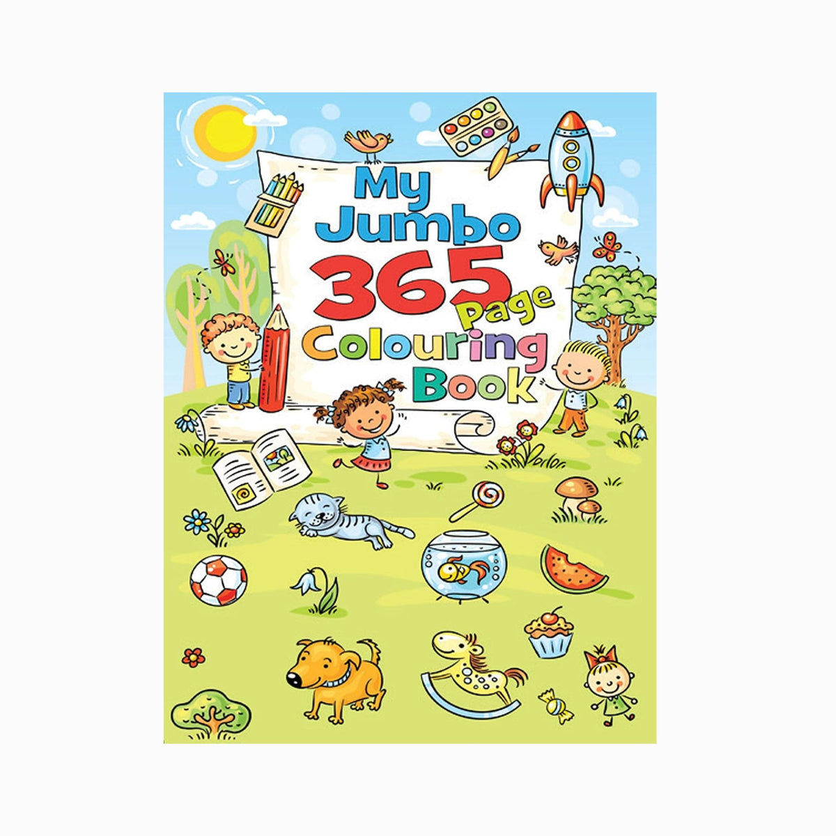 My Jumbo 365 Page Colouring Book — pegasusforkids