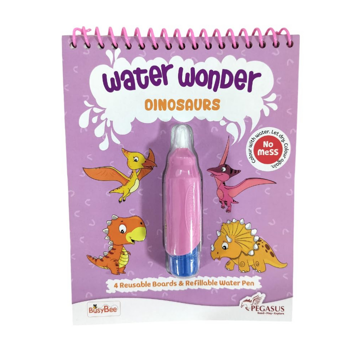 Water Wonder - Dinosaurs ( Reusable Magic Water Coloring Book ...