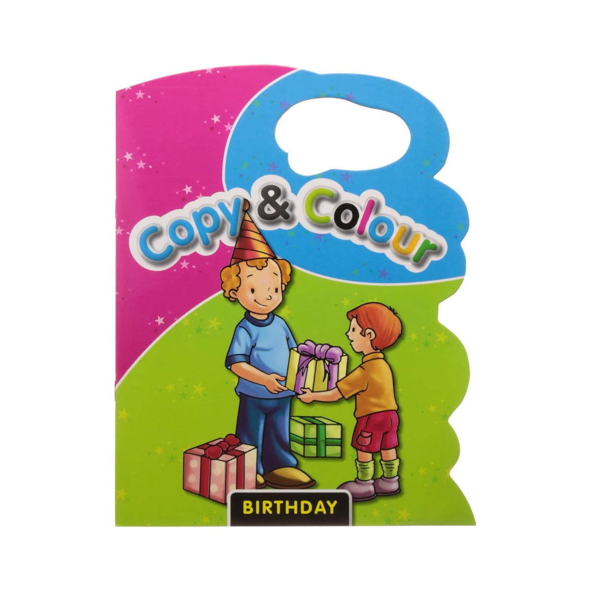 Birthday - Copy & Colour (Die-Cut Colouring) — pegasusforkids