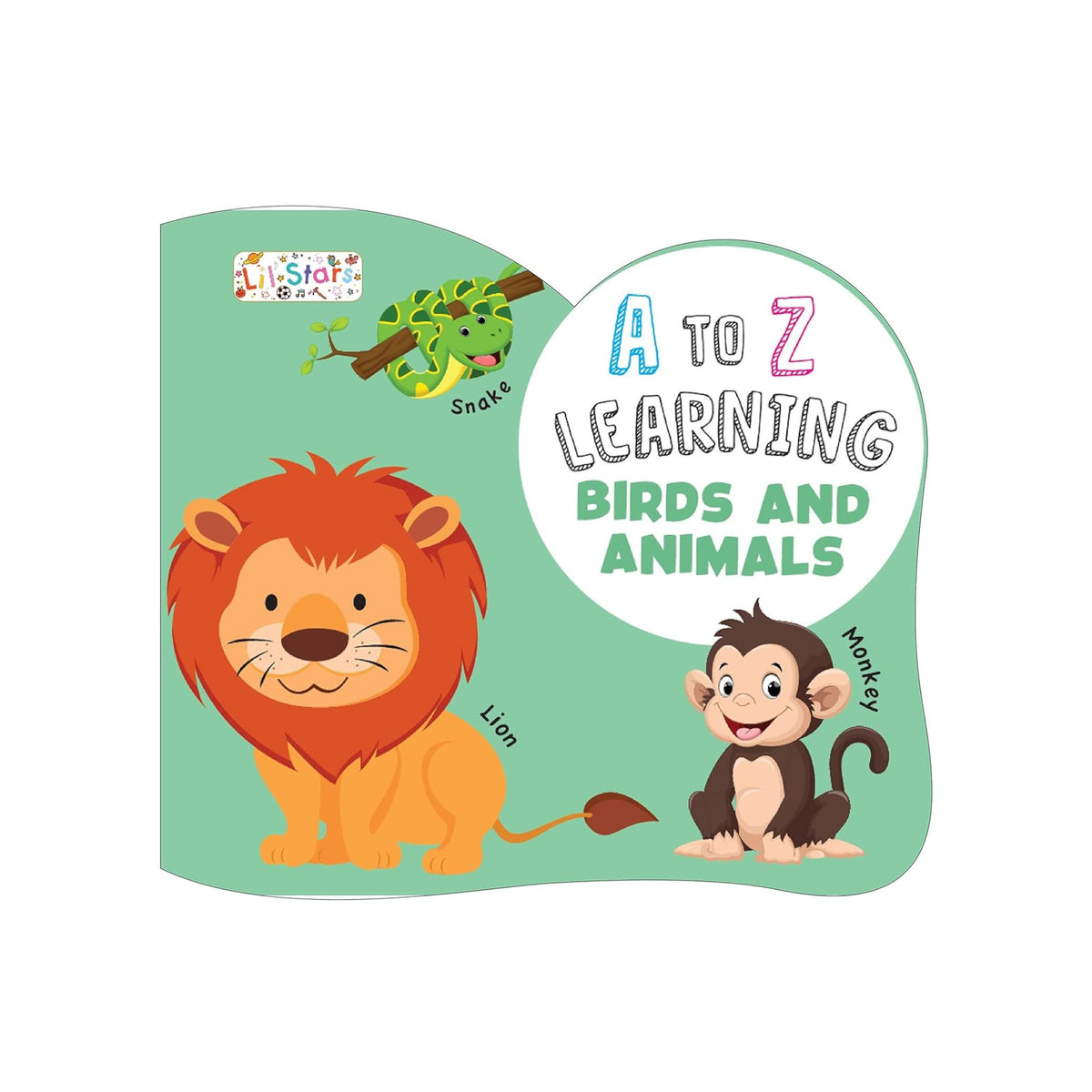 A To Z Learning - Animals Board Book for Kids Children — pegasusforkids