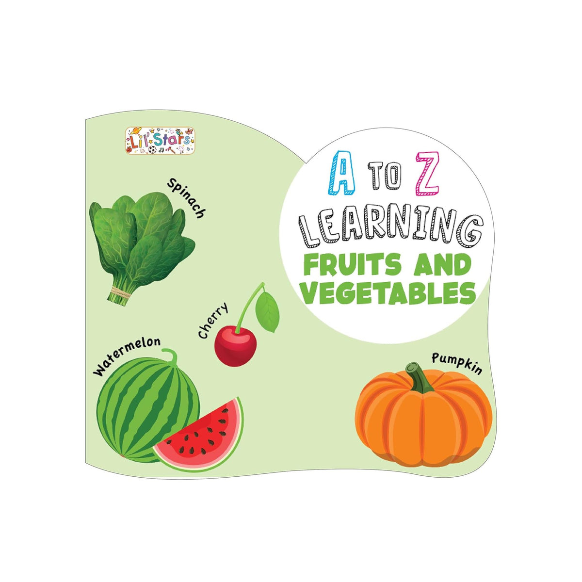 A to Z Learning - Fruits and Vegetables Board Book for Toddlers – Fun ...