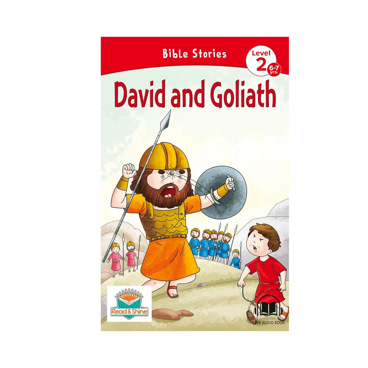 David and Goliath - Bible Stories (Readers) - Paperback — pegasusforkids