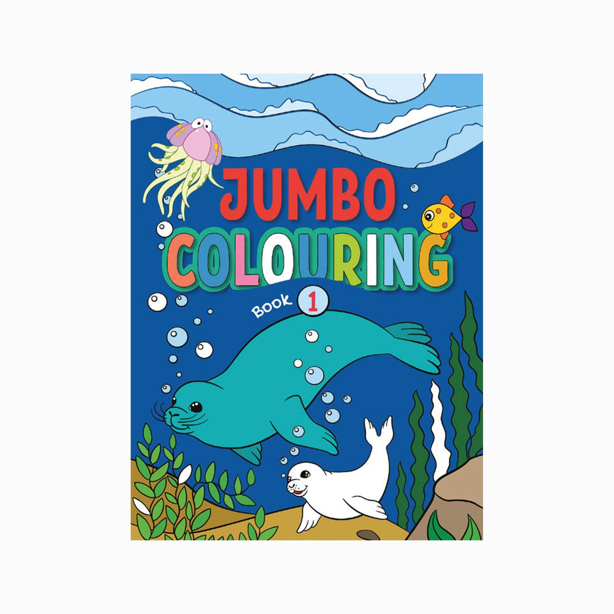 Jumbo Colouring 1 - Paperback — pegasusforkids