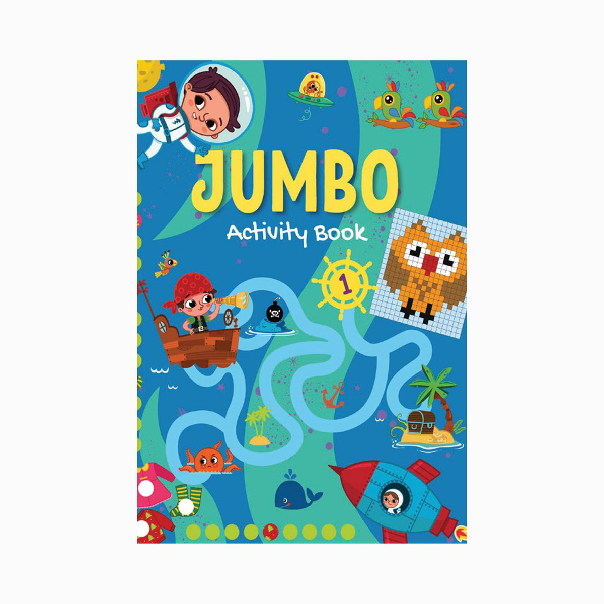 Jumbo Activity Book 1 - Paperback — pegasusforkids