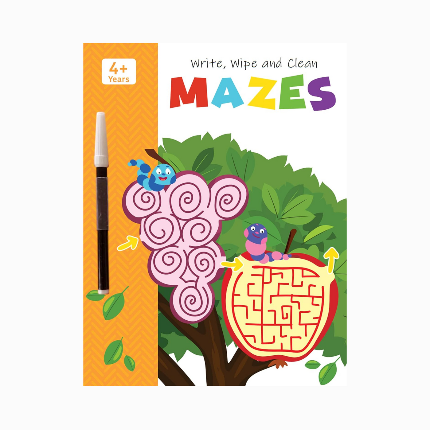 Mazes - Write, Wipe and Clean Book - Paperback — pegasusforkids