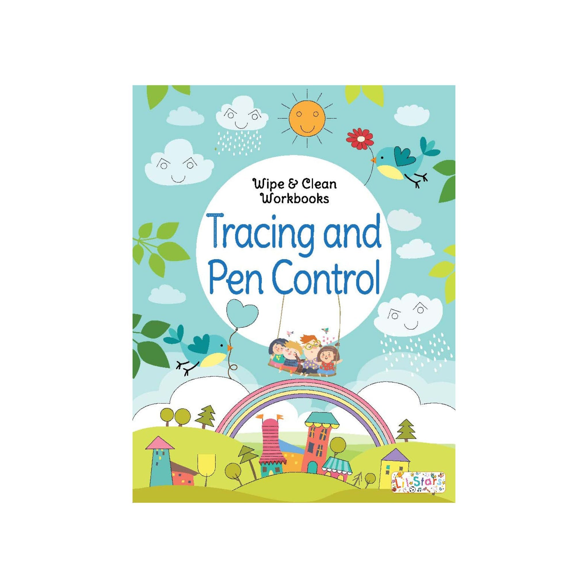 Tracing and Pen Control - Wipe & Clean Workbook — pegasusforkids